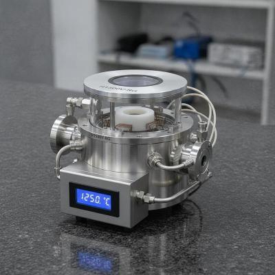 China H1500V-RG 1500°C Ultra-High Temperature Microscope Heating Stage Vacuum Chamber Ceramic Holder for Raman Spectroscopy for sale