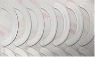 China White PTFE Computer Mouse Feet Backed With Double Sided Adhesive Tape for sale