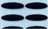 China 0.6mm Ellipse High Temperature Ptfe Tape Smooth Surface With 3M Glue for sale