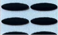 China 0.6mm Ellipse High Temperature Ptfe Tape Smooth Surface With 3M Glue for sale