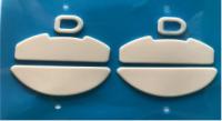 China Black Oval PTFE Gaming Mouse Skates, 9448HK Adhesive High Temp Resistant for sale