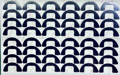 China PTFE Smooth Computer Mouse Feet 3M 9448A Adhesive Tape Included - Black U-Shape for sale