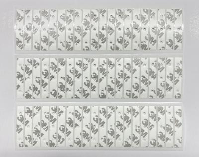 China 3M Double Sided Tape Strips with Positioning Holes, Die-Cut, High Tack & No Residue, for Quick & Accurate Mounting for sale