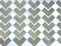 China V-Shaped Gold Plated EMI Shielding Conductive Foam Pads, Self Adhesive Pre-Cut Chevron Sponge Gasket for sale