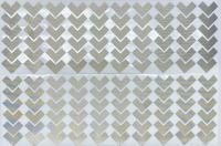 China V-Shaped Gold Plated EMI Shielding Conductive Foam Pads, Self Adhesive Pre-Cut Chevron Sponge Gasket for sale