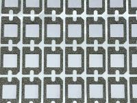 China Self Adhesive Hollow Frame Conductive Foam Pads | Custom Die Cut EMI Shielding Sponge Gasket for sale