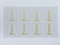 China Custom Printed Transparent PET Screen Protective Film with Gold Chinese Text, 8-Up Peel-Off Protective Sticker for Small Electronic Devices for sale