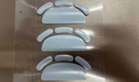 China Grey PolyTetrafluoroethylene Mouse Skates Custom Shape PTFE Mouse Feet Kits for sale