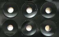 China Computer Silicone Rubber Pad Round Circle Feet 0.05mm Thick NR EPDM for sale