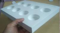 China 20mm White Color Soft Double Sided EVA Foam Tape Material ROHS Certification for sale