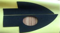 China 70 Degree Hardened Black Cutting EVA Foam Blocks Stearic Acid For Case Packages for sale