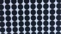 China Round Black Custom EVA Foam Diameter D80*1.5mm 60 Degrees Hard Round Cushion for sale