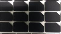 China Black Die Cut Silicone Nitrile Butadiene Rubber Products NBR NR EPDM Cushion for sale