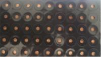 China Computer Silicone Rubber Pad Round Circle Feet 0.05mm Thick NR EPDM for sale