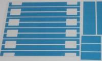 China 0.05mm Blue Protective Film Polyvinyl Chloride CANEC1803218301 Certification for sale