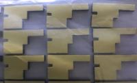 China PORON BISCO Thick Shockproof Foam Board 55*24*1.5mm Covered By Adhesive Tape for sale