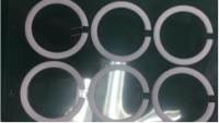 China 2.3290g/Cm3 Density White Silicone Rubber Ring 0.05mm Medical Machine Gasket for sale