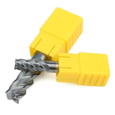 China HRC55 2 4 Flute Ball Nose Corner Radius Roghing 3F Aluminium Cheap Soild Tungsten Carbide End Mill for sale