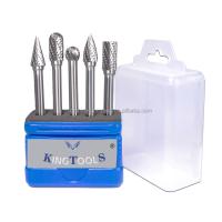 China Cemented Carbide Rotary Files Burrs For Metal Processing Carbide burr 5 Pieces Set for sale