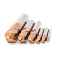 China TiAlN Coated 45-60° Tungsten Carbide Cutter with 3-4 Flutes for sale