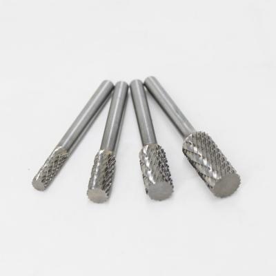 China Best Solid Type B Cylinder Carbide Burrs For Wood Carving for sale