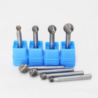 China Tungsten Carbide Burr Bits 1/4 Inch Shank Diameter Packaged in Sturdy Cardboard Box for sale