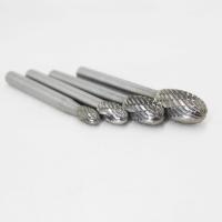 China Tungsten Carbide Burr Bits AlTiN Double Cut Head 3-25 Mm 6 Mm Shank Diameter for sale