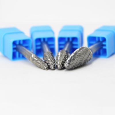 China 38-81mm Total Length Tungsten Carbide Burr Bits with 6-36mm Head Length for sale