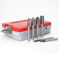 China Tungsten Carbide Rotary Burr Set in Silver for Precision Cutting and Polishing for sale