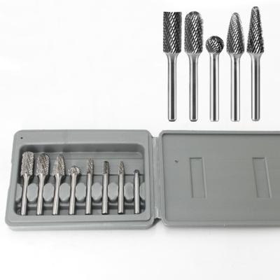 China Multi Shapes Tungsten Carbide Burr Assortment Cemented Carbide Burr Set With Sharp Cutting Edges for sale