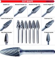China CNC Engraving Carbide Wood Carving Bits Good Mechanical Stability Carbide Burr Cutter for sale