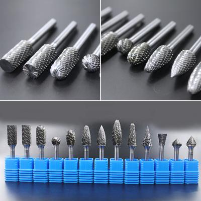 China Tungsten Carbide Burr Set Cylindrical Shape BURRS Cobalt Ingredient For POLISH/ ABRASIVE/ CUTTING/ GRINDING for sale