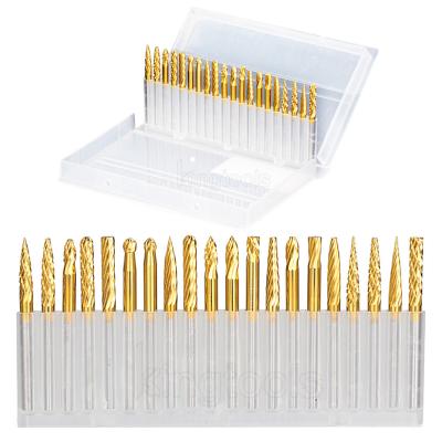 China Sharp Cutting Edges Cobalt Ingredient Precision Tungsten Carbide Burr Set with 1/8-1/4 INCH Shank Size for sale