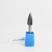 China 6mm Shank SG Pointed Tree Diamond Cut Carbide Burr Single Cut Diameter 6-25MM for sale