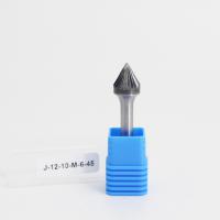 China SJ 60 Degree Countersink Carbide Limas Rotativas , Single Cut - 6mm Shank for sale