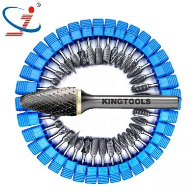 China Factory Wholesaler Cutting Burrs for Die Grinder Drill Bits Rotary Files Burs Power Tool Parts Tungsten Carbide Burrs for sale