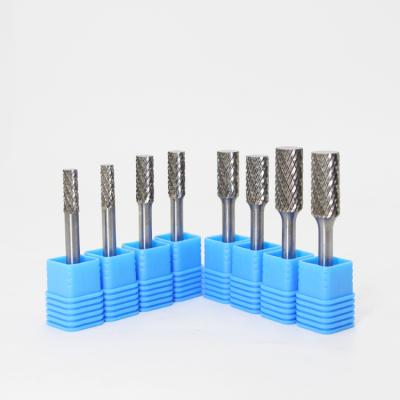 China High Quality 6mm 1/4 Rotary Files Bits Electric Burr Grinder Diamond Cutters Tungsten Carbide Burrs for sale