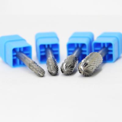 China 1/4 Die Grinder Diamond Burs Sharpening Bits Remove Burrs Machine for Wood Curving Carbide Burr for sale