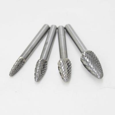 China 6*8mm Rotary Burs Sets Plastic Box Tube Package Genuine Solid Tree Shape Carbide Burr for Metal Aluminum for sale