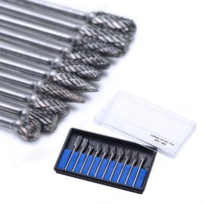 China 3mm Head Diameter 1/8 Shank Tungsten Carbide Rotary Burr for Metal and Woodworking for sale