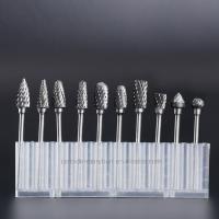 China 10pcs 3mm Shank Double Cut Tungsten Carbide Rotary Burr Set for Metal Polishing and Drilling for sale