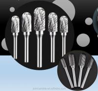 China Metal Tools Solid Carbide Burr Set, 10 Pcs Double Cut Tungsten Carbide Rotary Burr Set, 1/4 Inch Shank Die Grinder Bits for sale