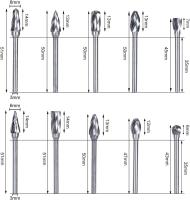 China Sintered Tungsten Carbide Rotary Burr with 1/4