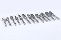 China Double Cut Tungsten Carbide Rotary Burr with 1/4 Inch Shank and 70-90HRA Hardness for Metal Deburring for sale