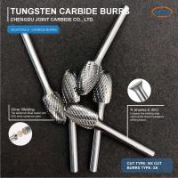 China Sintered Tungsten Carbide Rotary Burrs with Double Cut for Die Grinder Bits and 1/4