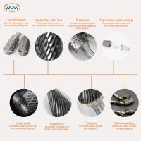China Sintered Tungsten Carbide Rotary Burrs with Double Cut for Die Grinder Bits and 1/4
