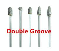 China 120mm Long Shank Double Cut Tungsten Carbide Rotary Burrs for Deep Hole Metal Processing Die Grinder Bits for sale