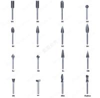 China Tungsten Carbide Rotary Burr Set 10pcs with 3mm Shank for Precision Metalworking for sale