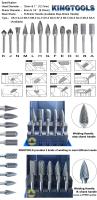 China Tungsten Carbide Rotary Burr Set 10pcs with 3mm Shank for Precision Metalworking for sale