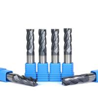 China Solid Tungsten Carbide End Mill CNC Milling Cutter for Precision Steel Machining Slotting and Profiling for sale